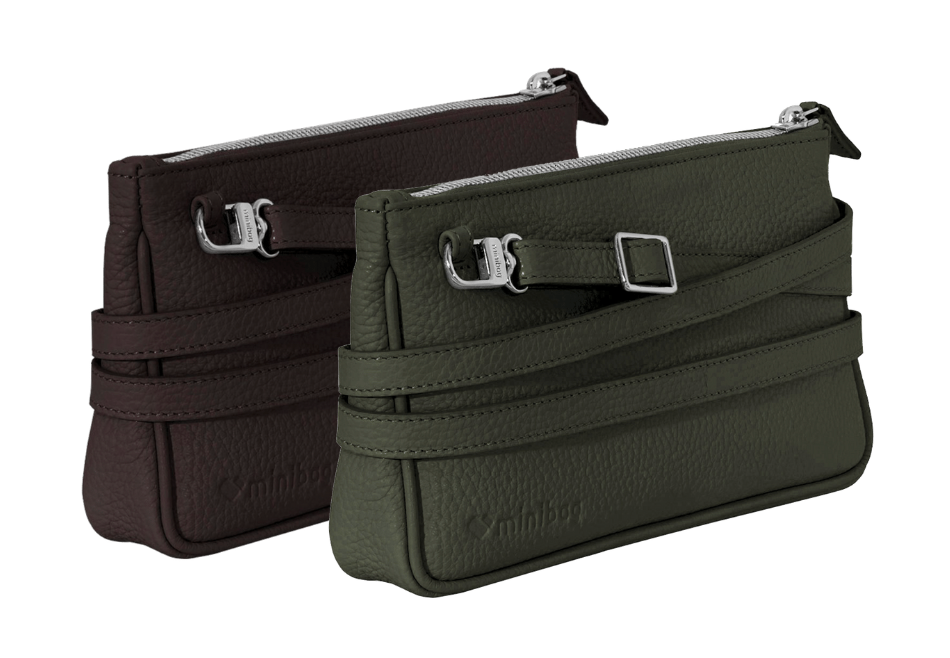 minibag PLUS now also available in Chocolate & Forest